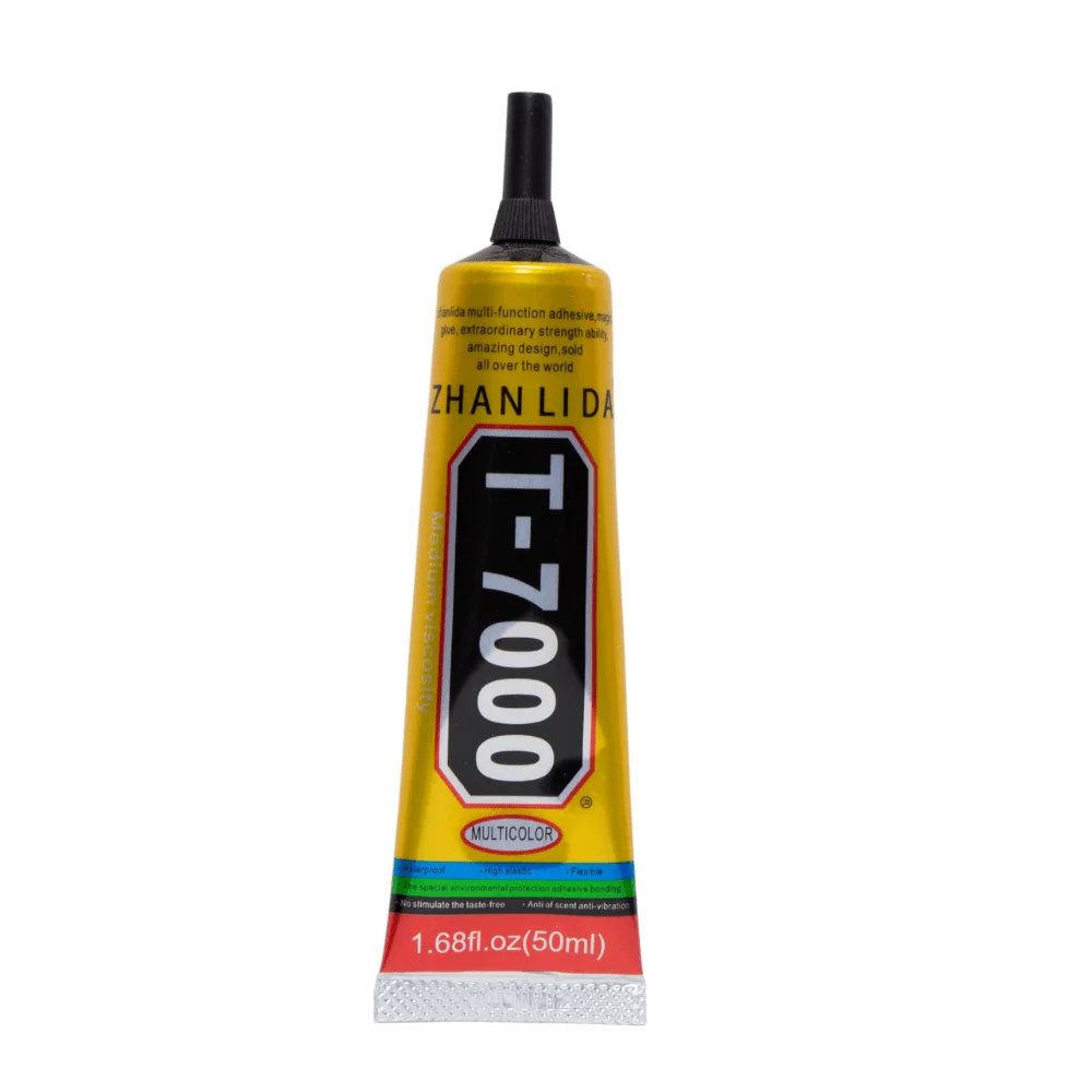 ZHANLIDA T7000 50ML Epoxy Resin Adhesive Black Glue Repair Mobile LCD Screen