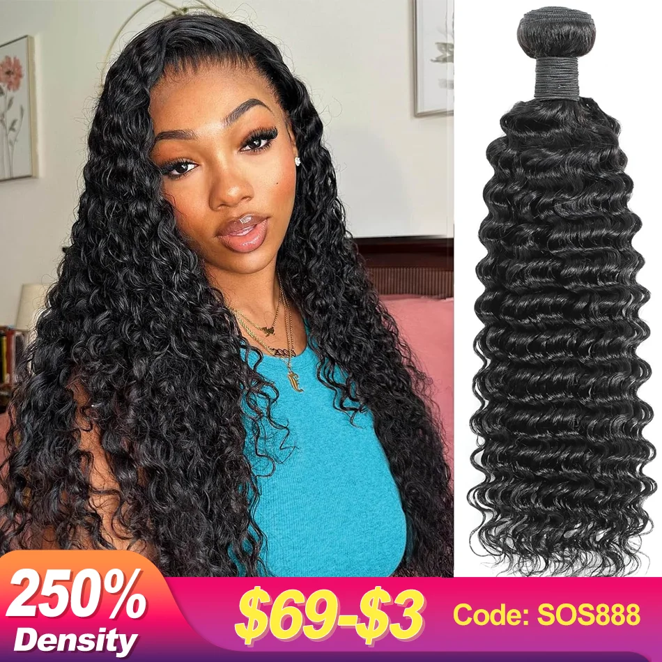 28-30-32-Inch-3-4-Bundles-Brazilian-Remy-Hair-100-Human-Hair-Deep-Wave ...