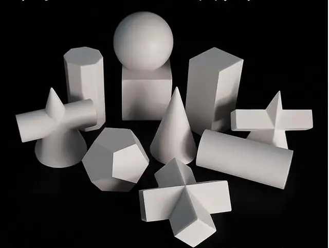 10PC sets, art gypsum teaching aids, gypsum geometry, gypsum image ...