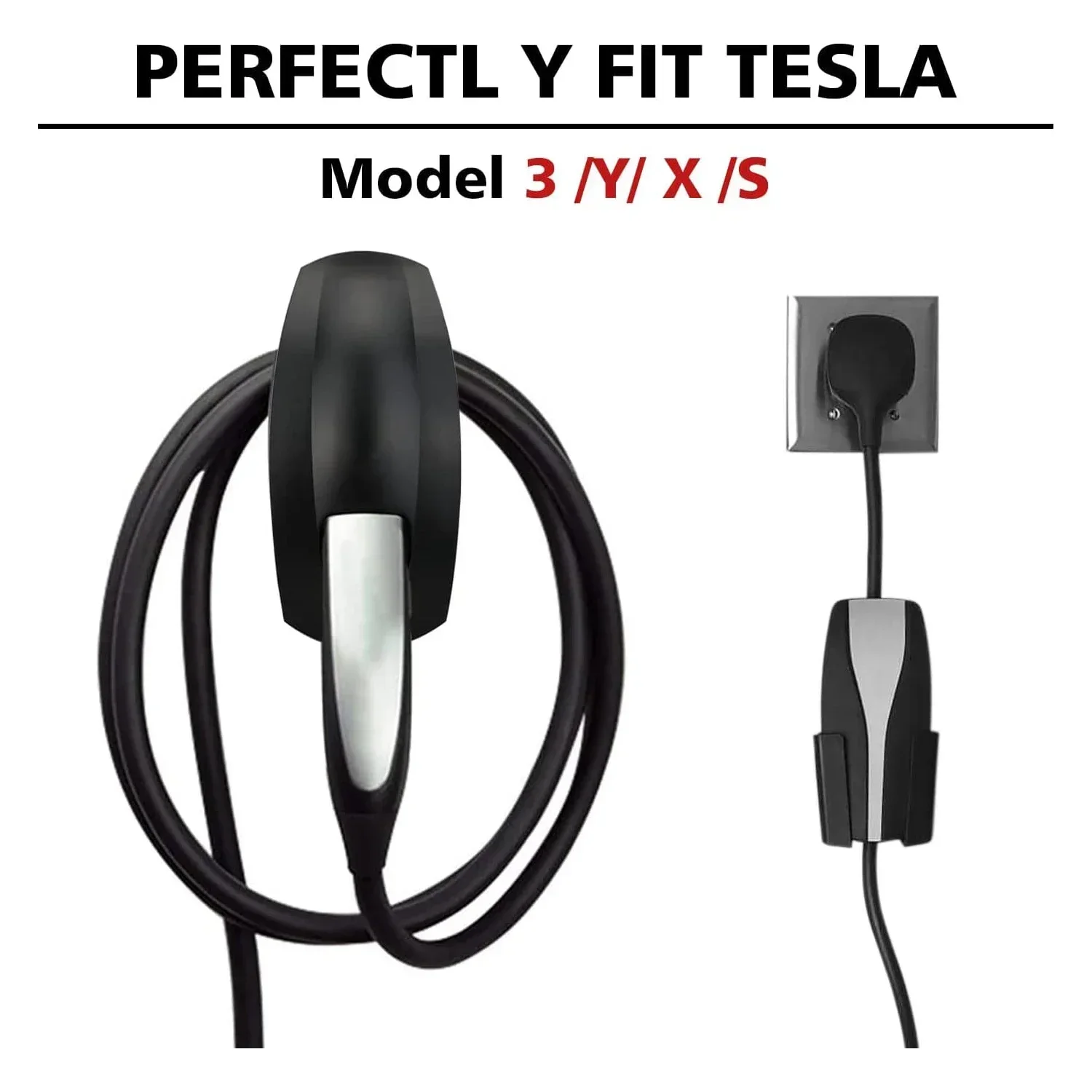 Charging Cable Organizer for Tesla Motors Wall Mount Connector Cable ...