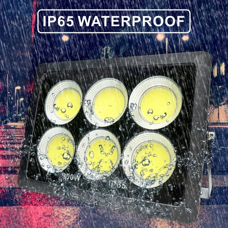 LED-Flood-Light-300W-200W-100W-50W-Outdoor-Lighting-COB-Floodlight-220V-Spotlight-IP65-Modern ...