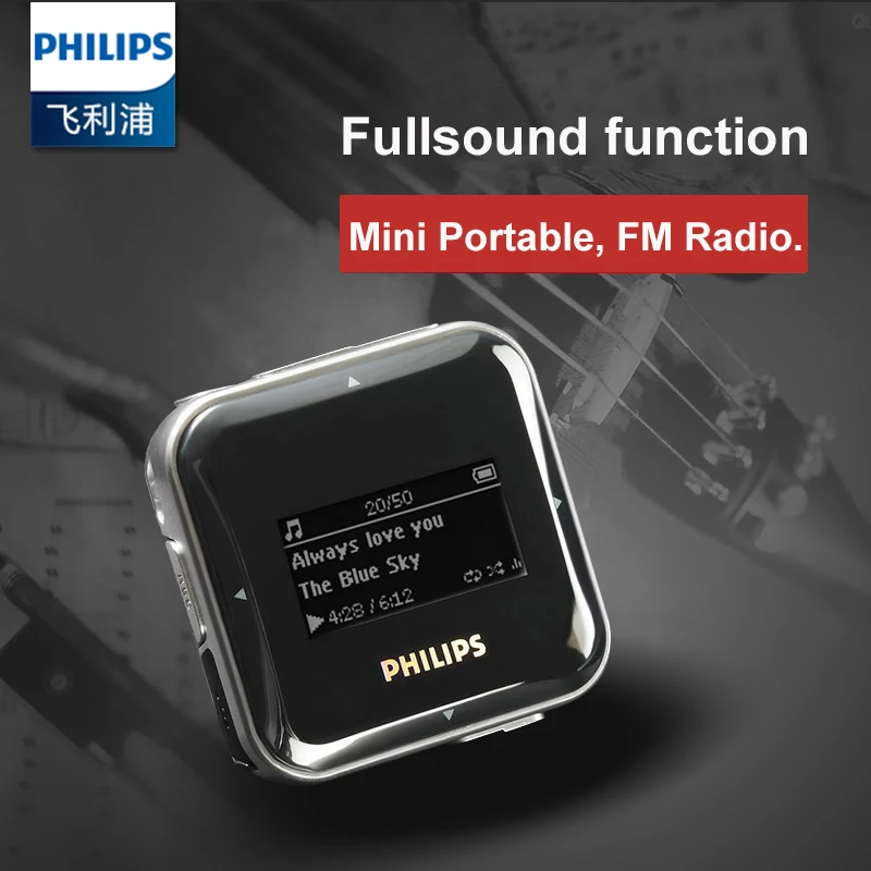 Philips-Original-Mini-MP3-Player-Original-Fullsound-tela-grande-Fun-o ...