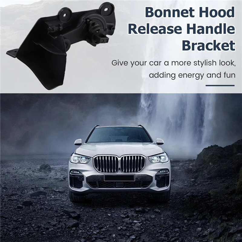 Classy-ด้านหน้า Bonnet Hood Release Handle Bracket สําหรับ BMW X5 G05 ...