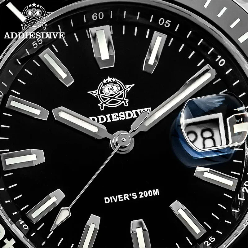Reloj de buceo ADDIESDIVE de 41mm con bisel cerámico, relojes de cuarzo ...