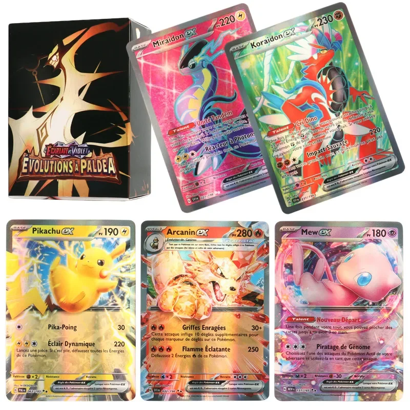 60-120Pcs-French-Pokemon-cards-Koraidon-Miraidon-EX-Anime-collect ...
