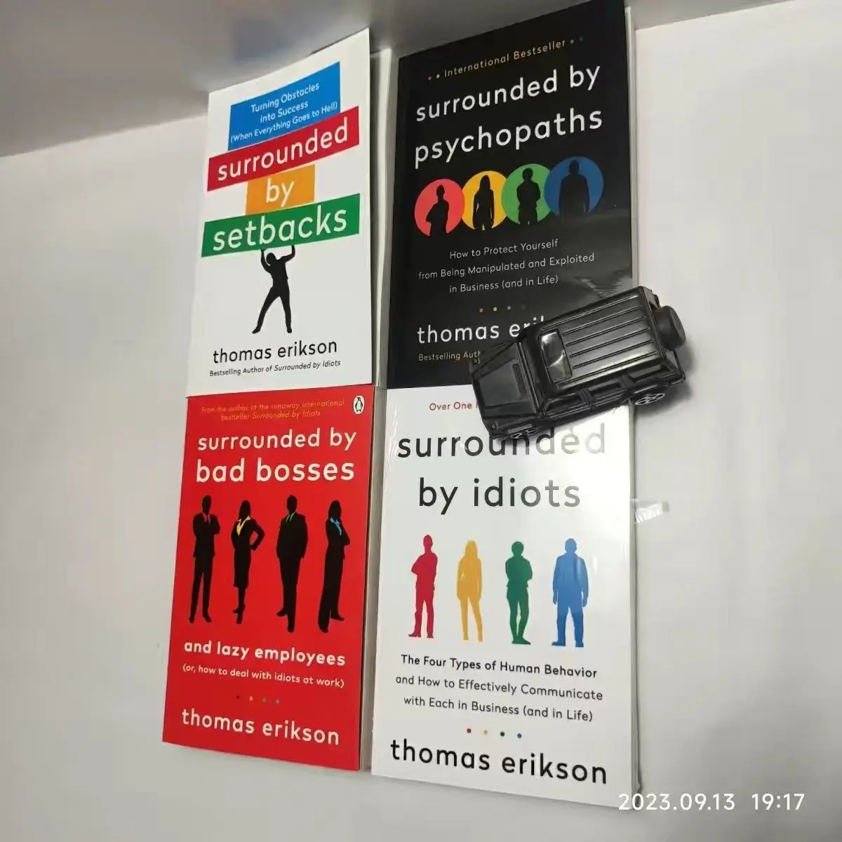 4 Books Set By Thomas Erikson Surrounded by Idiots,by Psychopaths,by ...