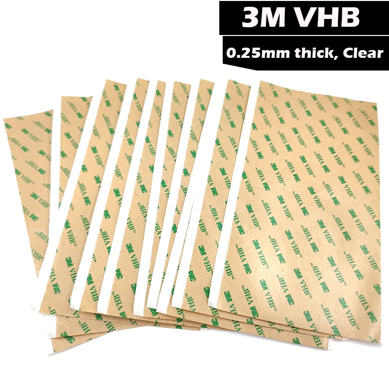 10-sheets-3M-VHB-9473-0-25mm-Thick-Double-Sided-Adhesive-Transfer-Tape ...