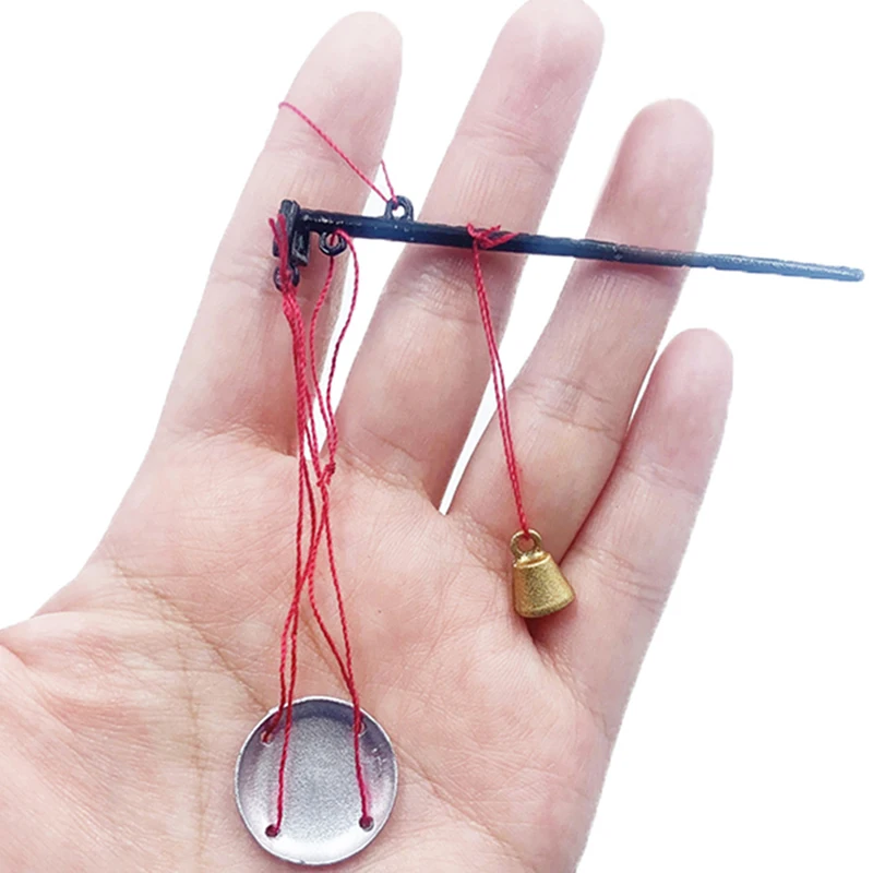 1-12-Dollhouse-Miniature-Retro-Steelyard-Platform-Balance-Scale-Rod ...