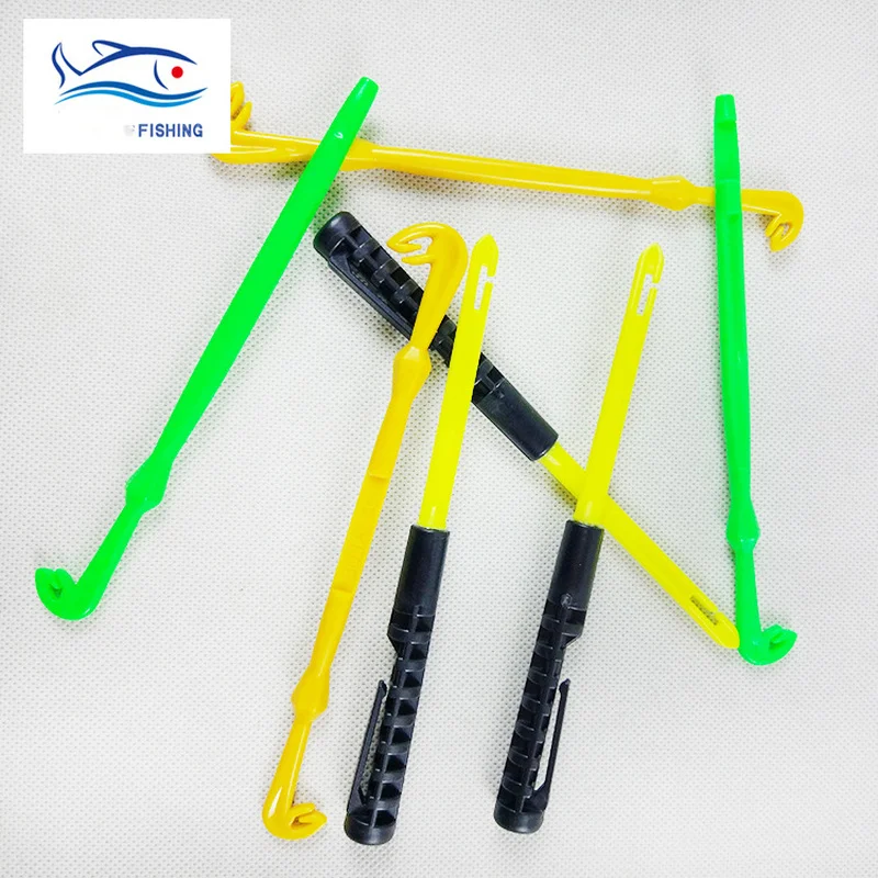 2pcs Easy Hook Loop Tyer & Disgorger Tool Tie Fast Nail Knot Tying Tool ...