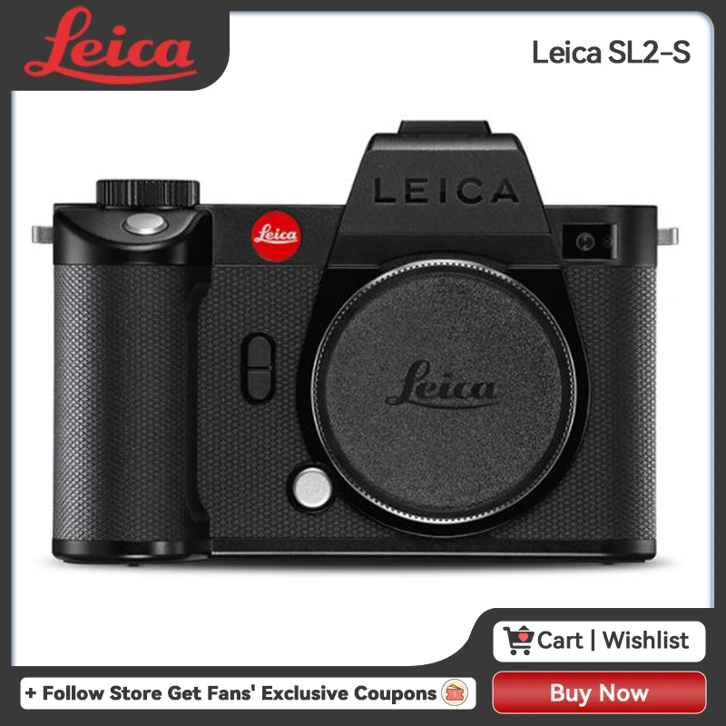 라이카 SL2 S 풀 프레임 미러리스 디지털 카메라 렌즈 키트, 바디 + SL 24 70 f/2.8 렌즈, 4K 비디오 ...