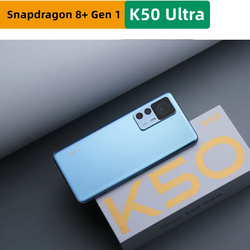 Original xiaomi redmi k50 ultra telefone móvel snapdragon 8 + gen 1 ota 6.67 "oled 120hz 108.0mp ...