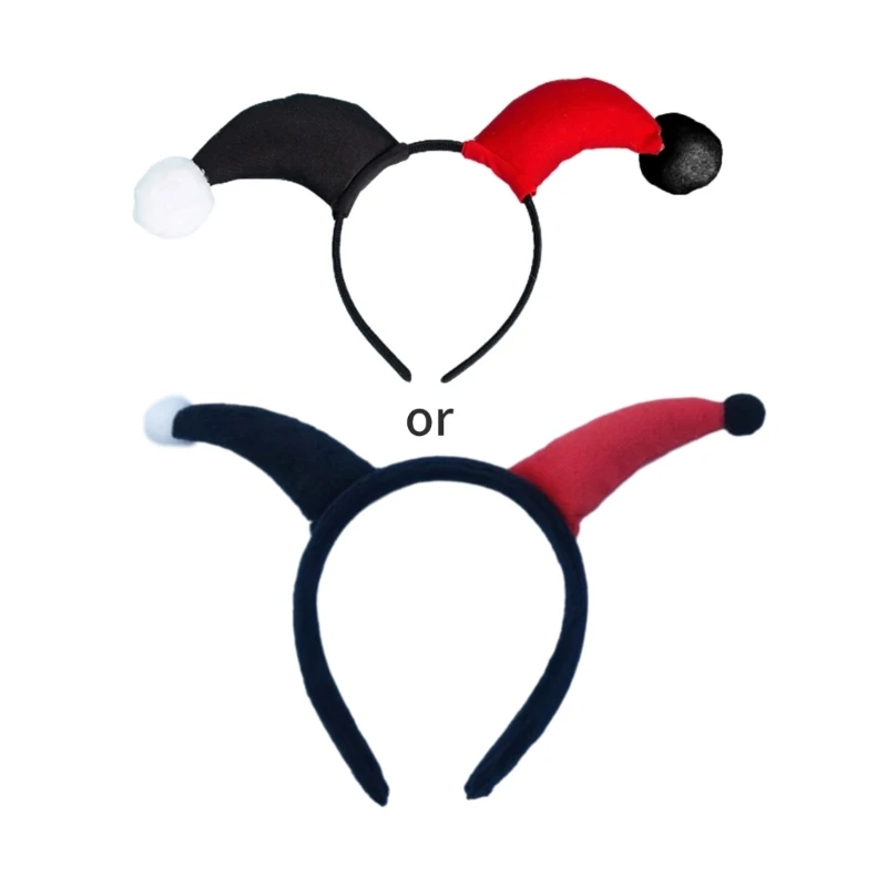 Circus-Festival-Long-Horn-Headband-Evil-Hair-Hoop-Cosplay-Costume-Clown ...
