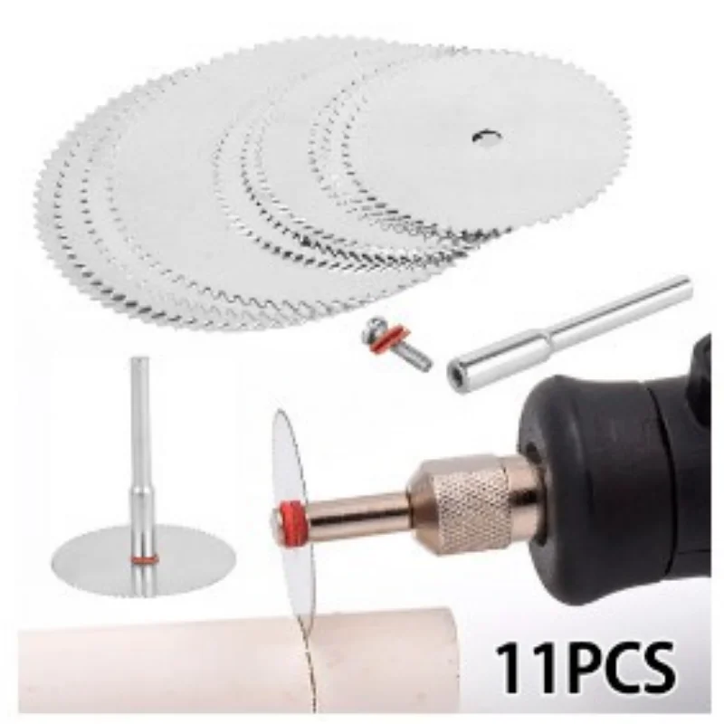 11pcs-Mini-Circular-Saw-Blade-Electric-Grinding-Cutting-Disc-Rotary ...