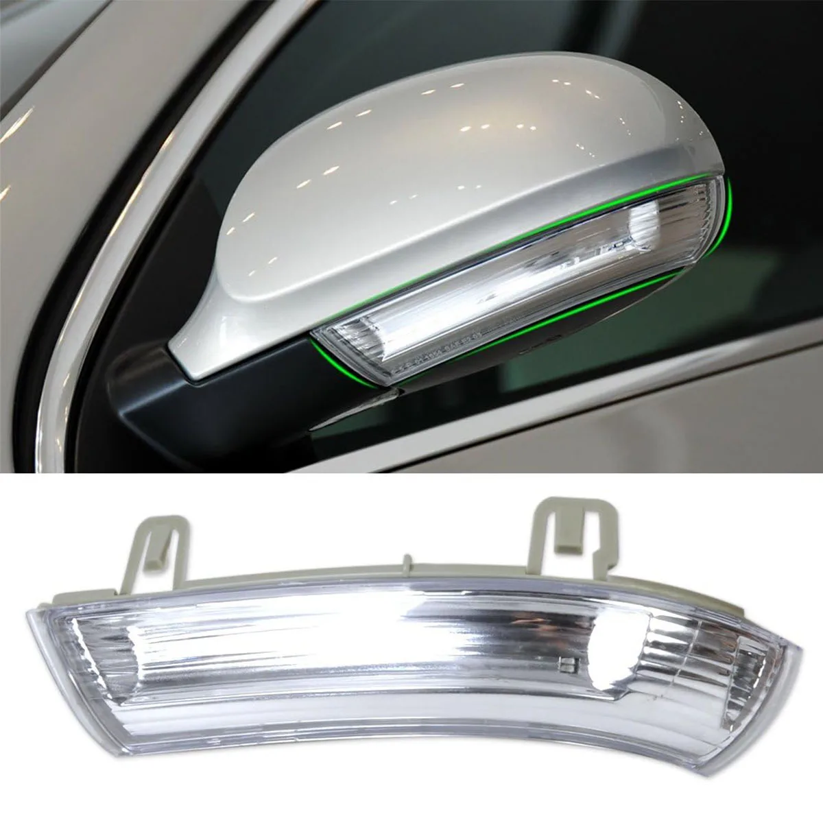 Side Rear View Mirror Turn Signal Lamp Turn Indicator for Jetta MK5 ...