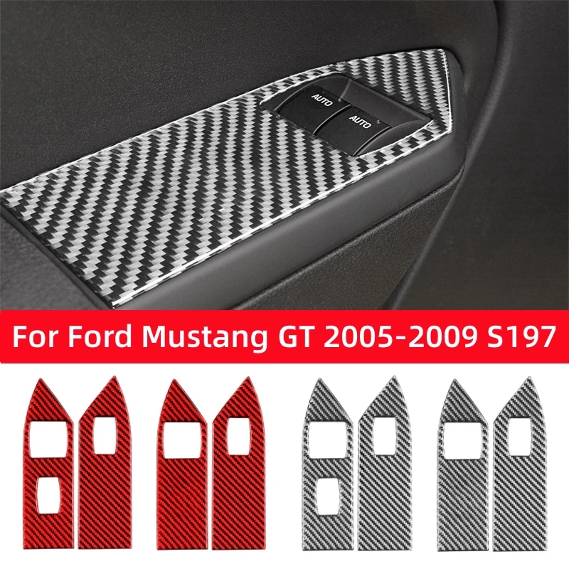 For-Ford-Mustang-GT-2005-2009-S197-Accessories-Carbon-Fiber-Interior ...