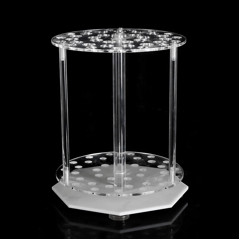 1pcs-lab-organic-glass-round-18-28-32-42holes-tube-rack-Perspex-pipette ...