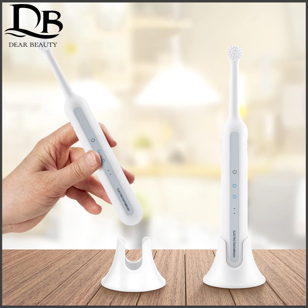 Rotary-Toothbrush-Portable-Electric-with-Base-Dental-Cleaning-Whitening ...