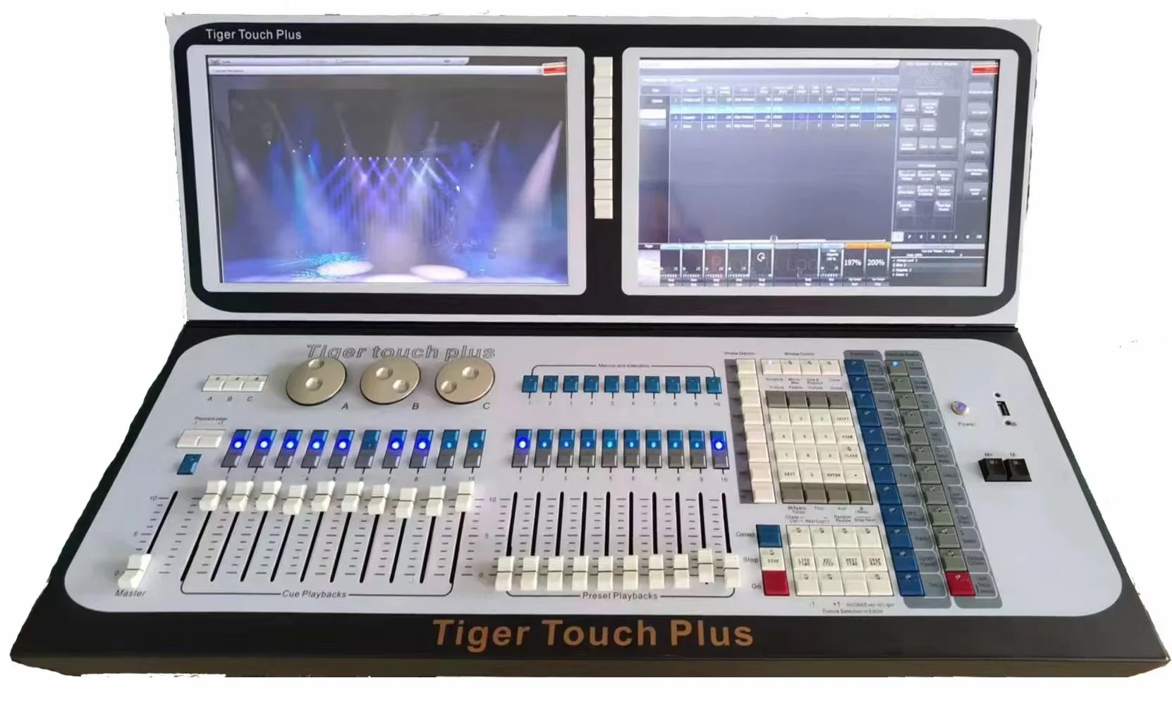New Double Touchable Screen Touch Tiger plus Stage Light DMX512 ...