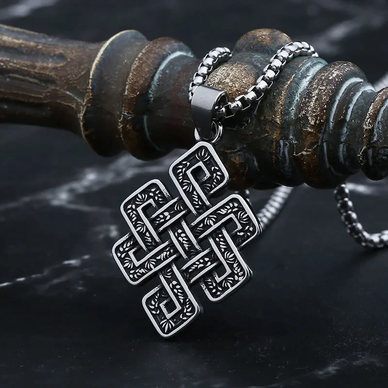 Retro-2024-New-Punk-316L-Stainless-Steel-Viking-Celtic-Knot-And-Thor ...