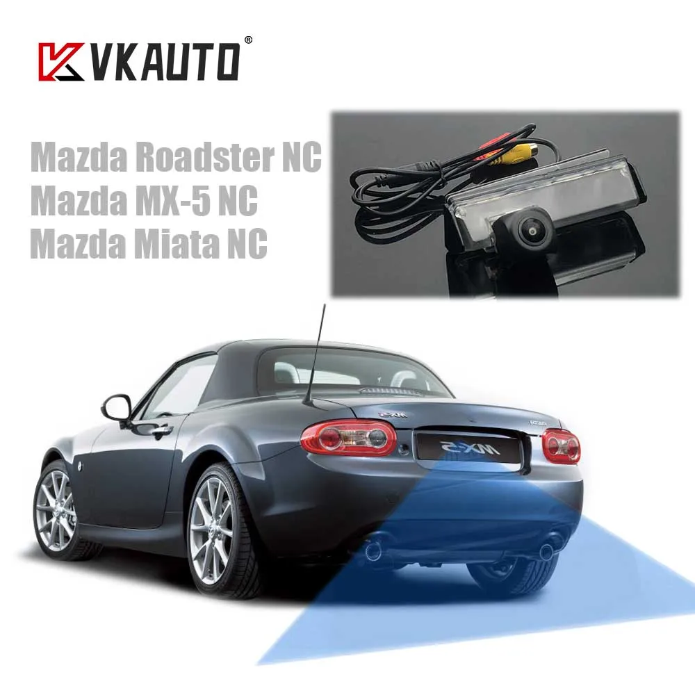 VKAUTO-Fish-Eye-Rear-View-Camera-For-Mazda-Roadster-Mx-5-Miata-NC-2005 ...