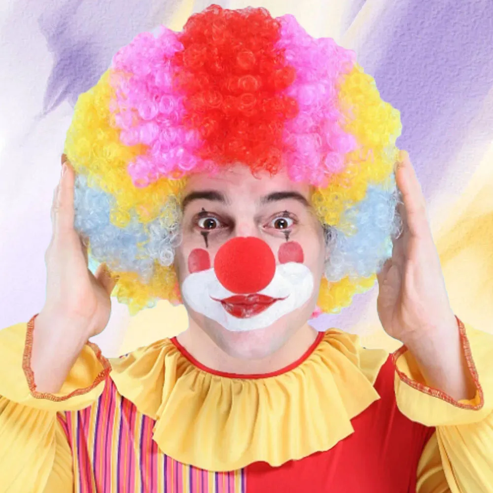 Funny-Joker-Wig-Explosive-Head-Clown-Afro-Hairstyle-Fluffy-Explosive ...