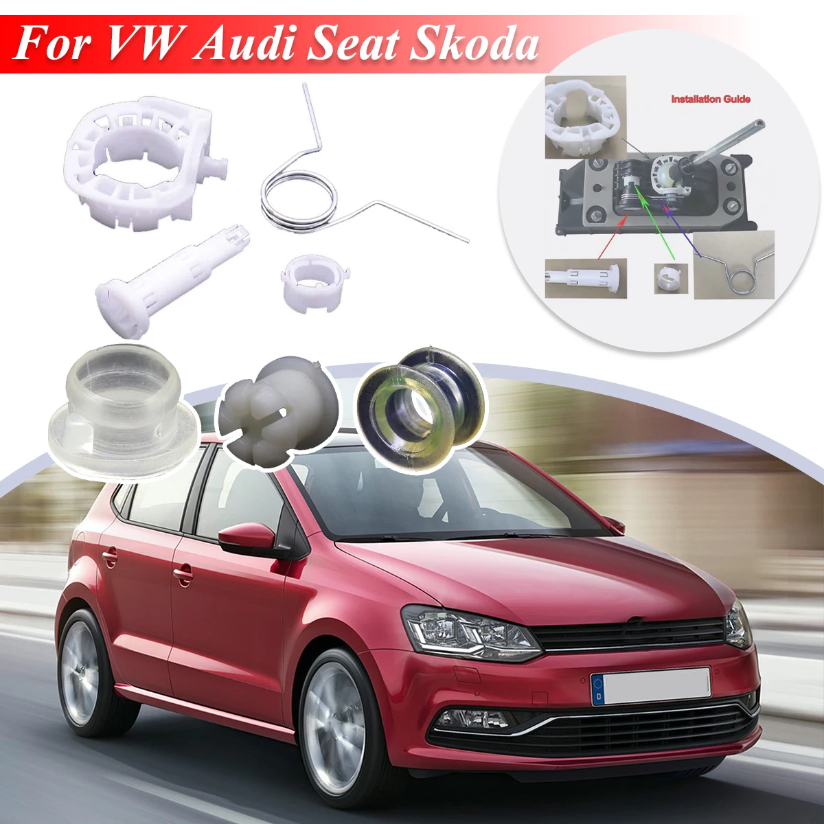 Manual-Gearbox-Repair-Kit-For-VW-Audi-Seat-Skoda-Shift-Lever-Cable ...