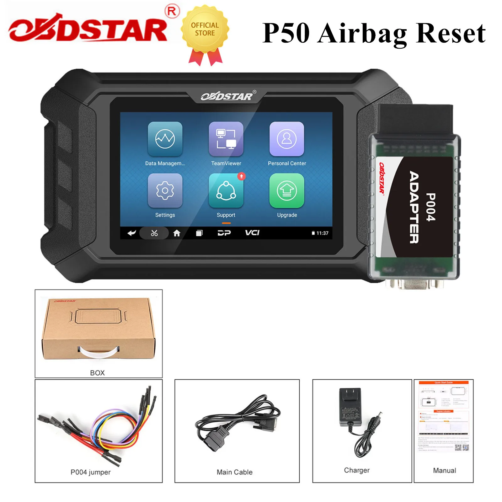 OBDSTAR equipo inteligente de reinicio de Airbag P50 + código PIN ...