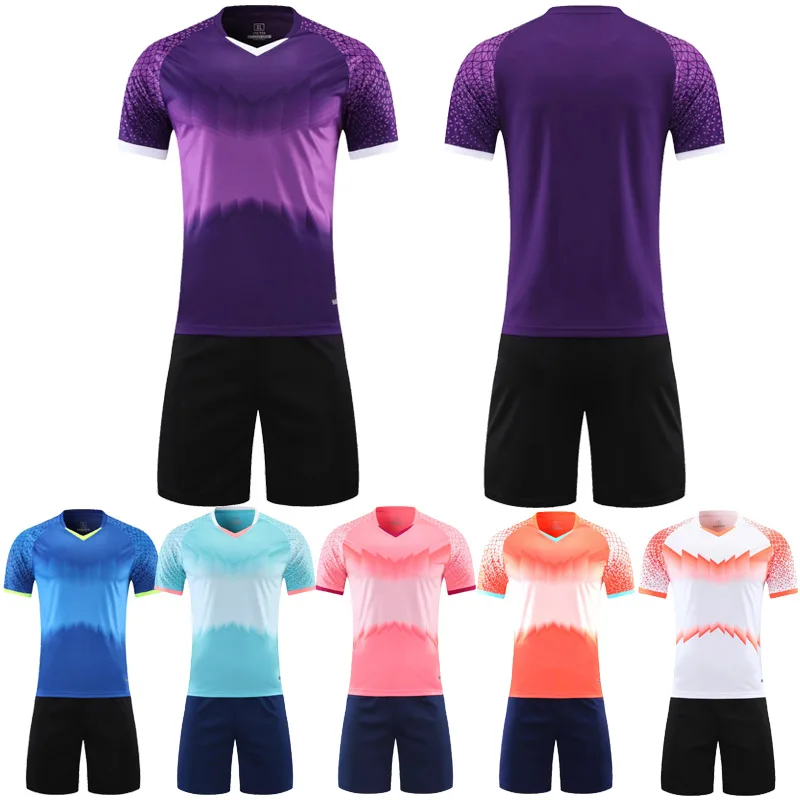 2 Pieces Sportswear 23-24 Football Set For Men Children Quick Drying ...