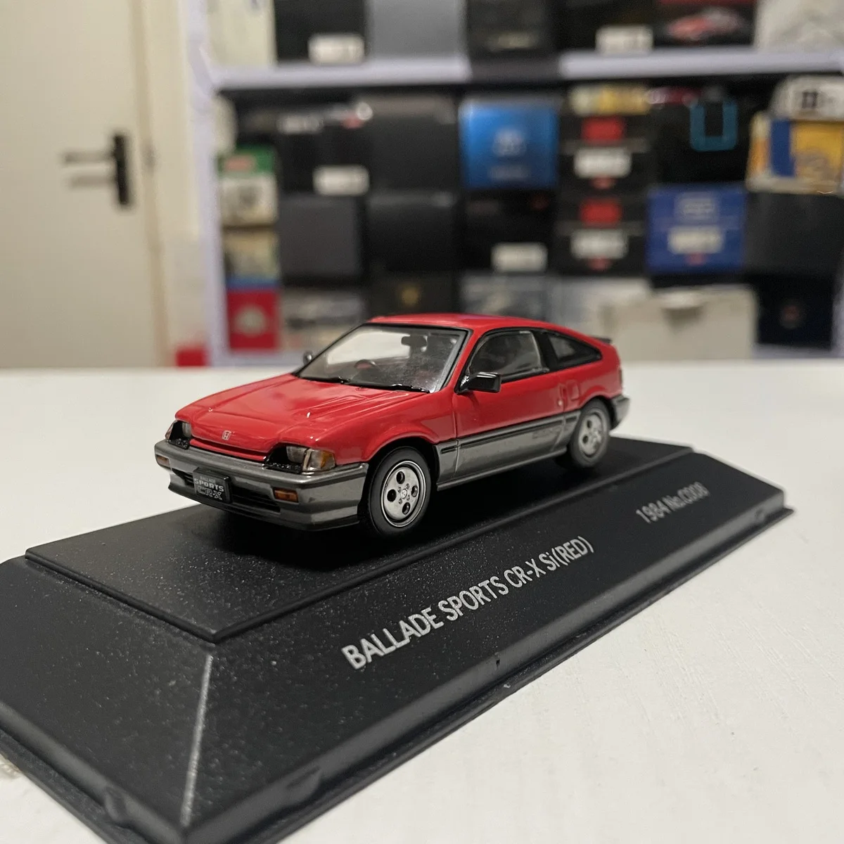 Die-casting 1:43 Scale Honda Crx Cr-x Si Alloy Simulation Static Car ...