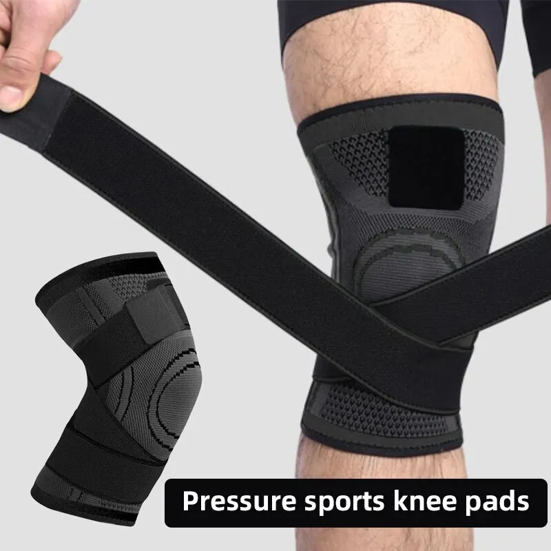 1pcs-Sports-Knee-Pad-Men-Women-Pressurized-Elastic-Knee-Pads-Support ...