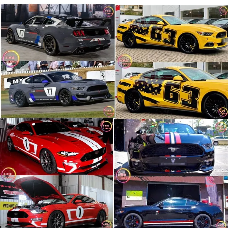 FOR-Ford-Mustang-GT500-car-sticker-body-appearance-modification-special ...