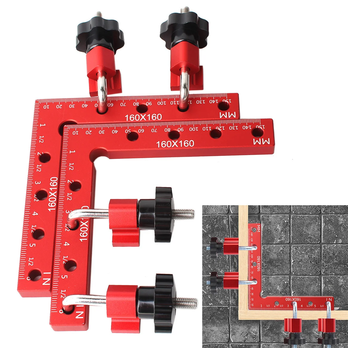 160x160mm-Precise-90-Degrees-L-Shaped-Auxiliary-Fixture-Splicing-board ...
