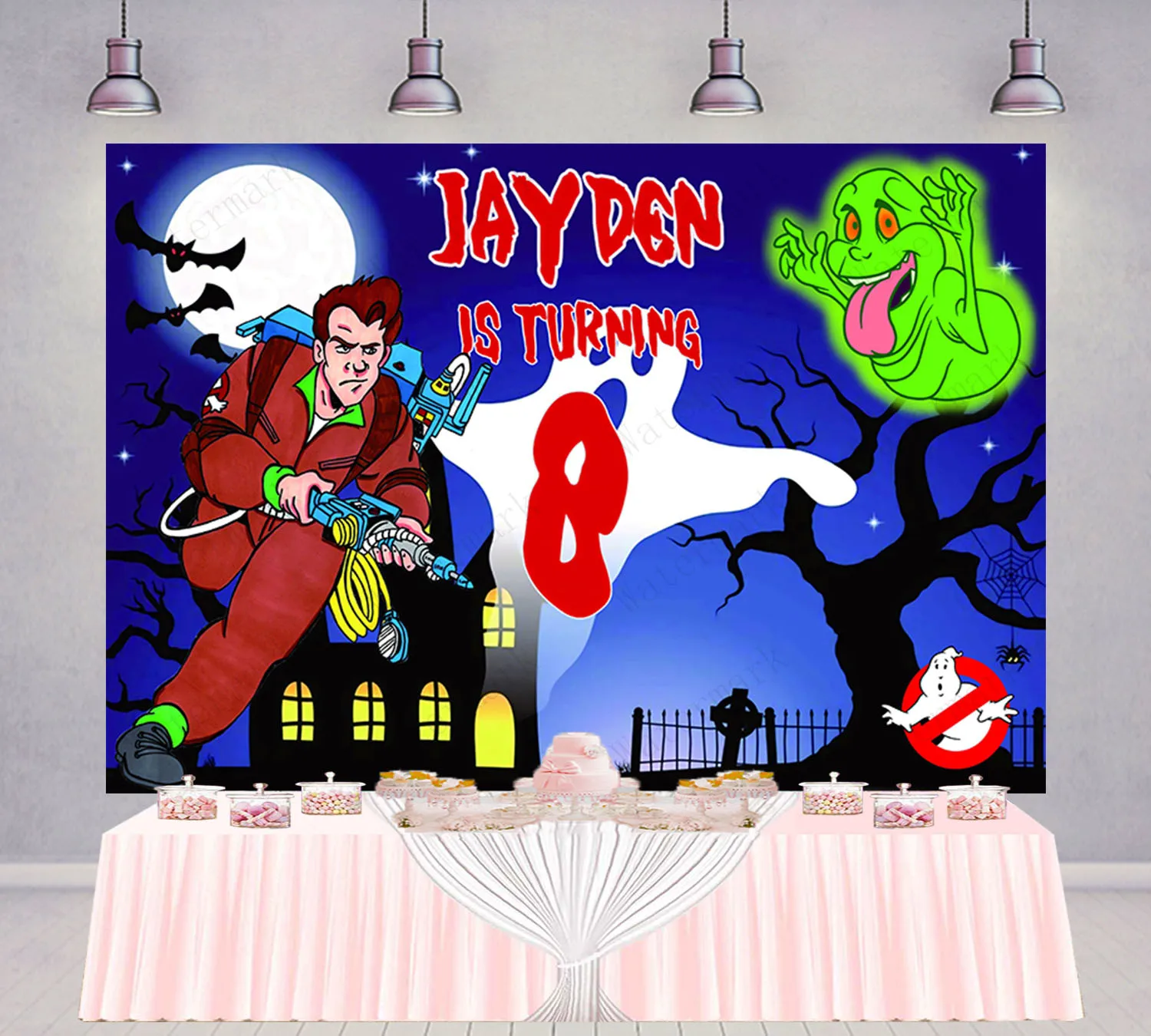 Ghostbusters Banner: The Ultimate Backdrop for Themed Parties and Photo ...