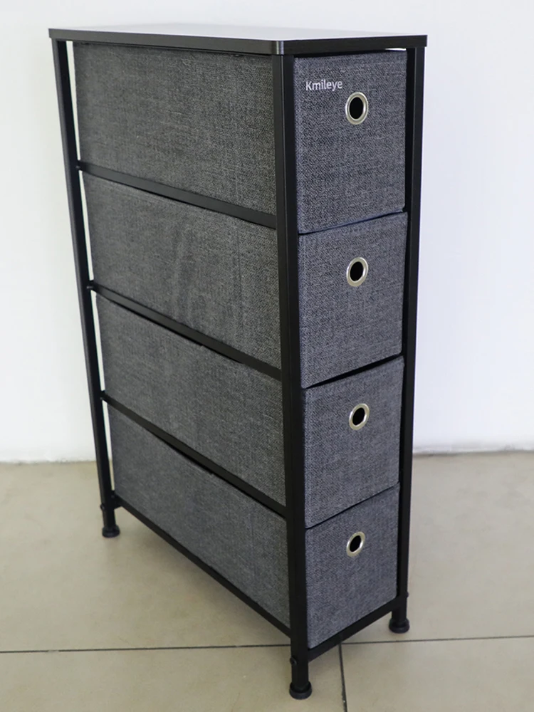 Kmileye 4 Drawer Tall Storage Tower Organizer Nightstand, Side/end ...