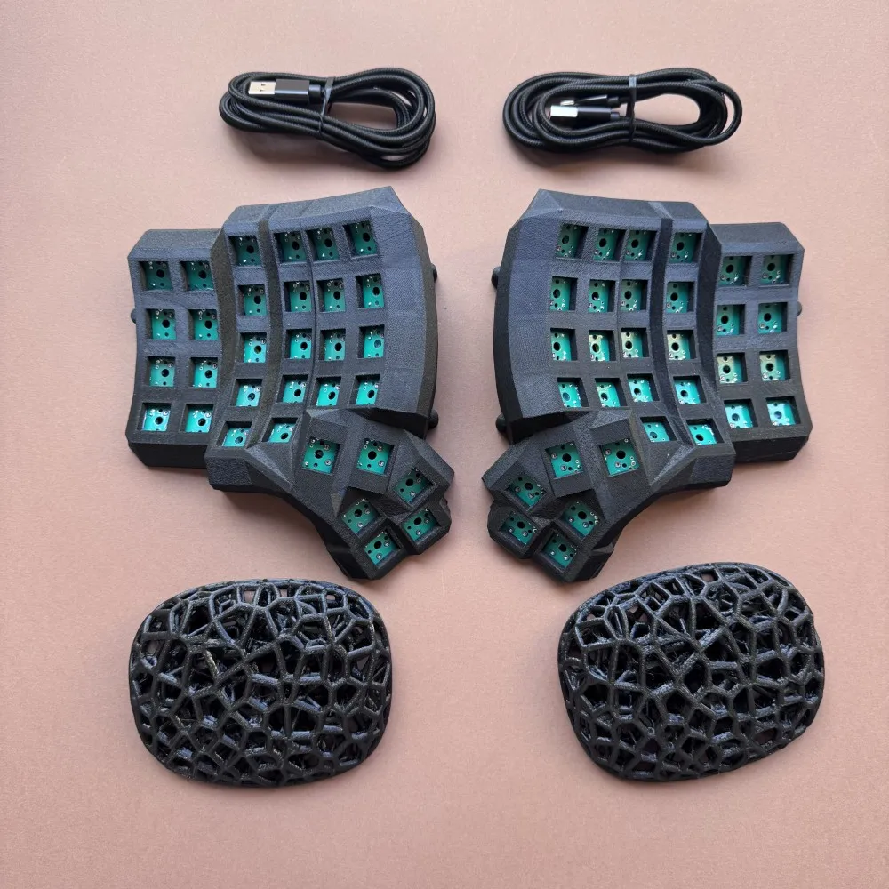 Dactyl Manuform Split Keyboard Kit 4x6 Custom Hot Swap Wired Single ...