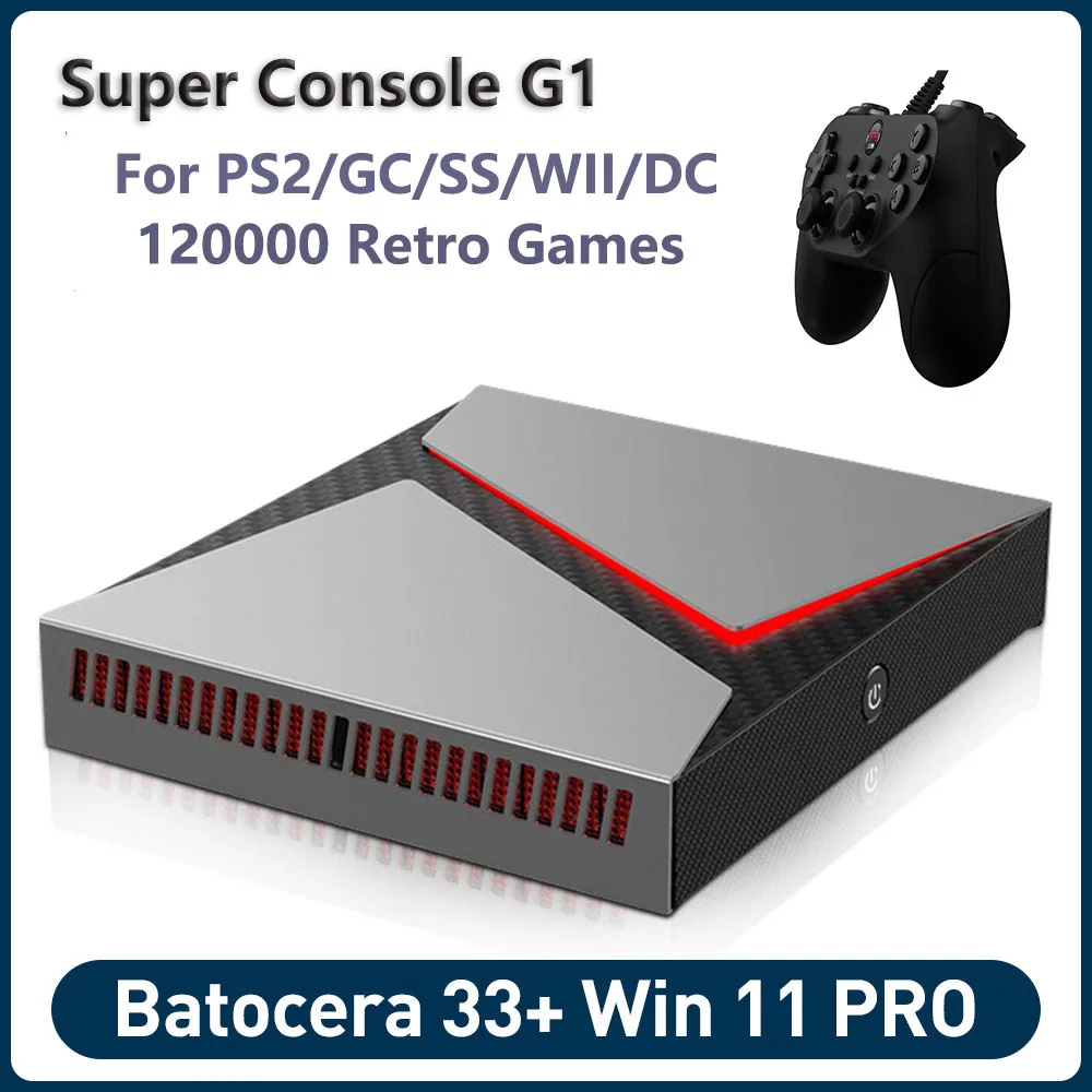 Console de jogo super console x g1 com 120000 jogos para ps3/ps2/wii ...