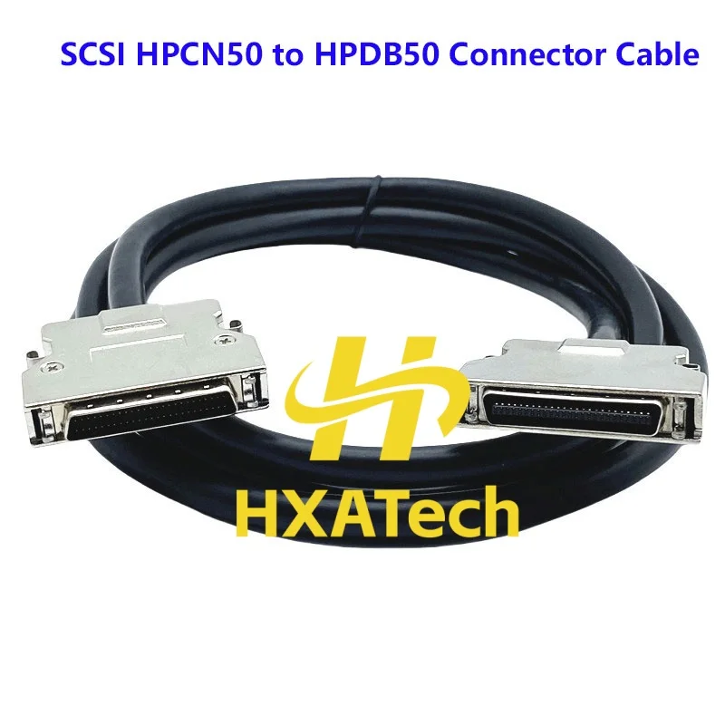 HXATech- SCSI HPCN50 to HPDB50 Connector Cable DB50 male to CN50 male ...