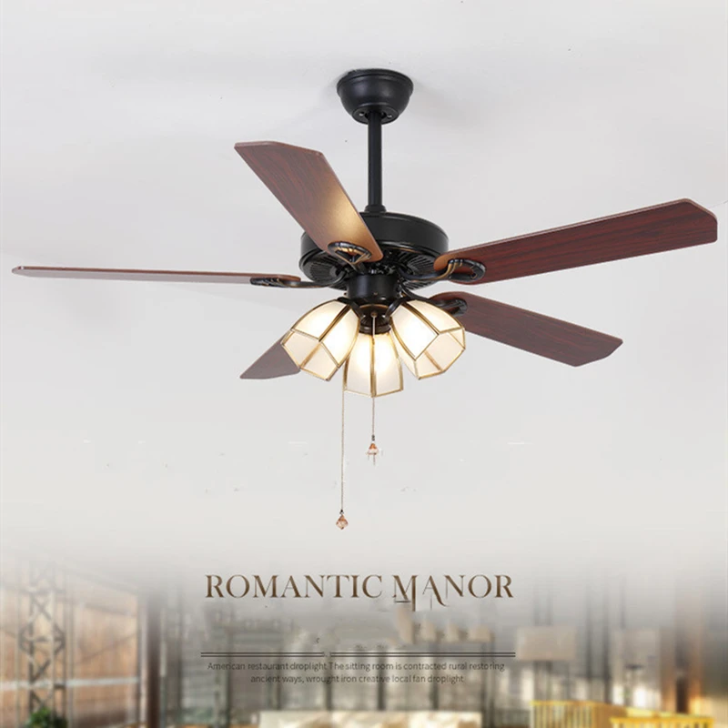 Vintage Ceiling Fan With Light