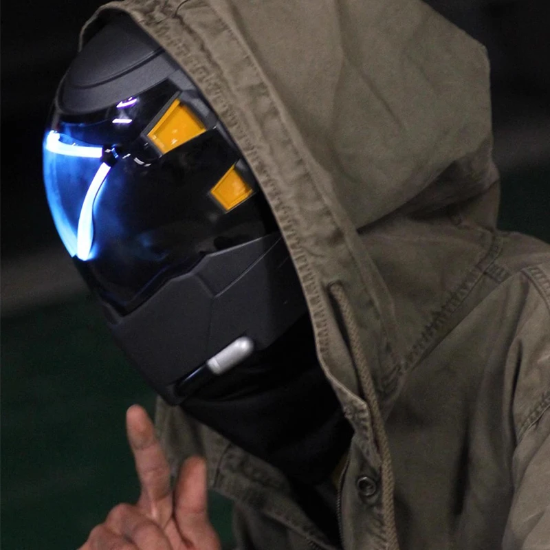 Overwatch-Ana-Amari-Shrike-Skin-Masks-With-LED-Light-FRP-Luminous ...