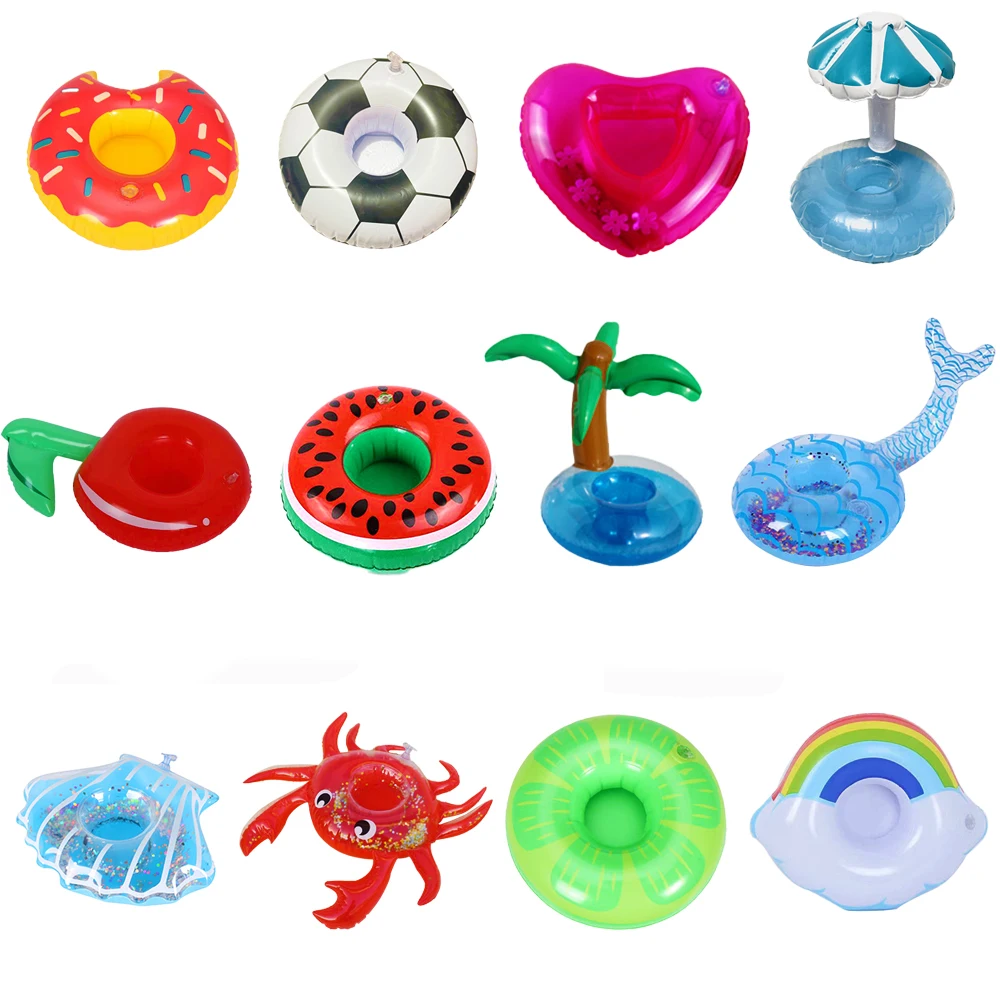 Inflatable-Cup-Holder-Beverage-Bottle-Kids-Toys-Drink-Holder-Swimming ...