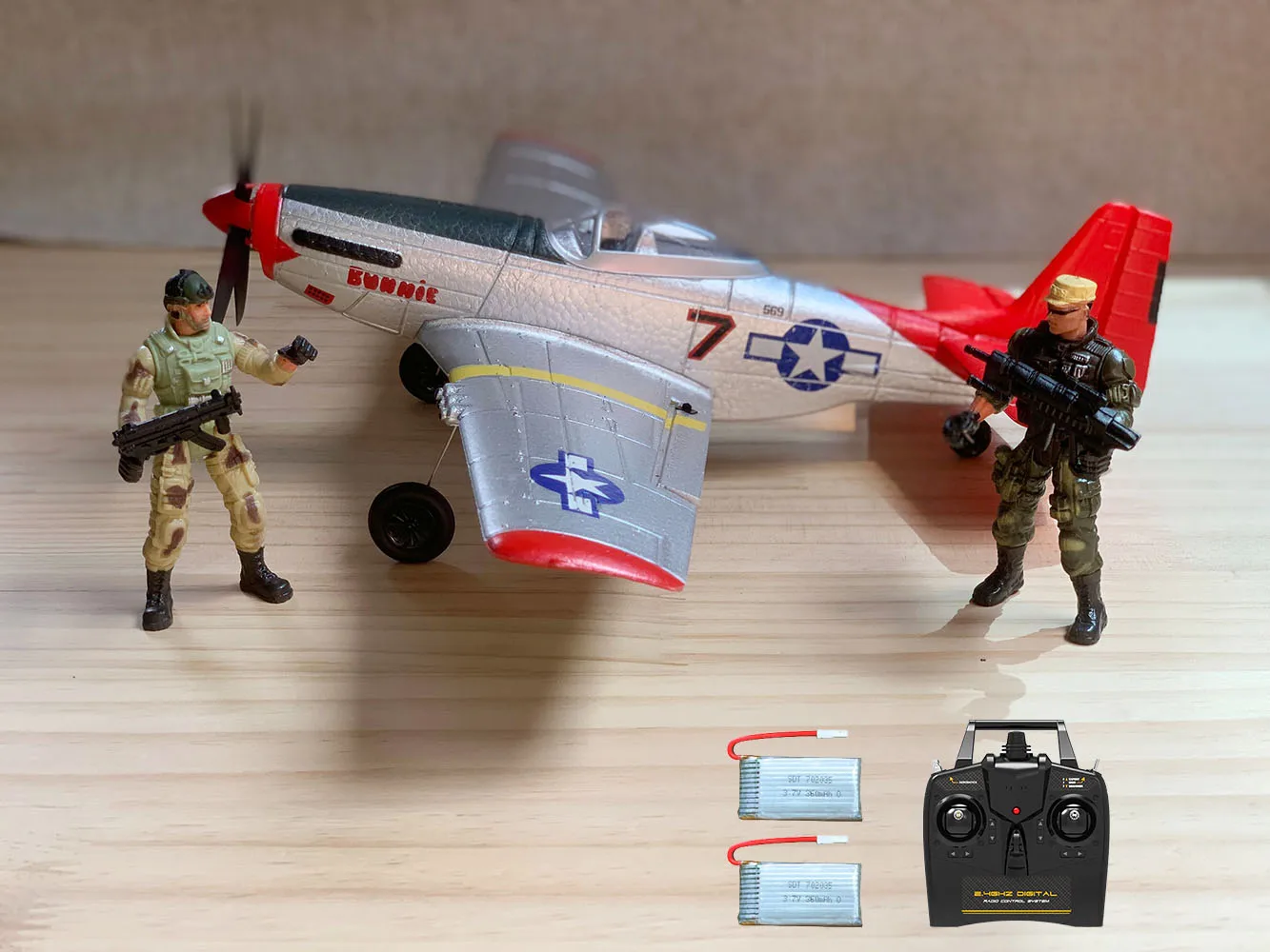 400mm-Remote-Control-Aircraft-Mustang-P51-Glider-4CH-RC-P-51-Plane-Fall ...