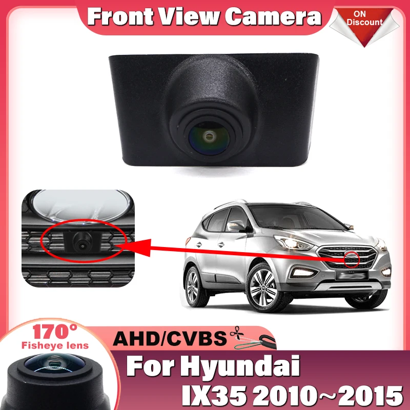 HD 170Degrees Wide Angle AHD 1080P Front View Camera For Hyundai IX35 ...