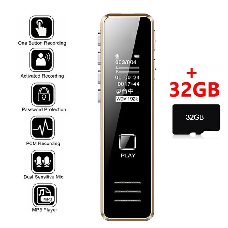 Portable-Digital-Voice-Recorders-MP3-Player-Mini-Recorders-Pen-Support ...