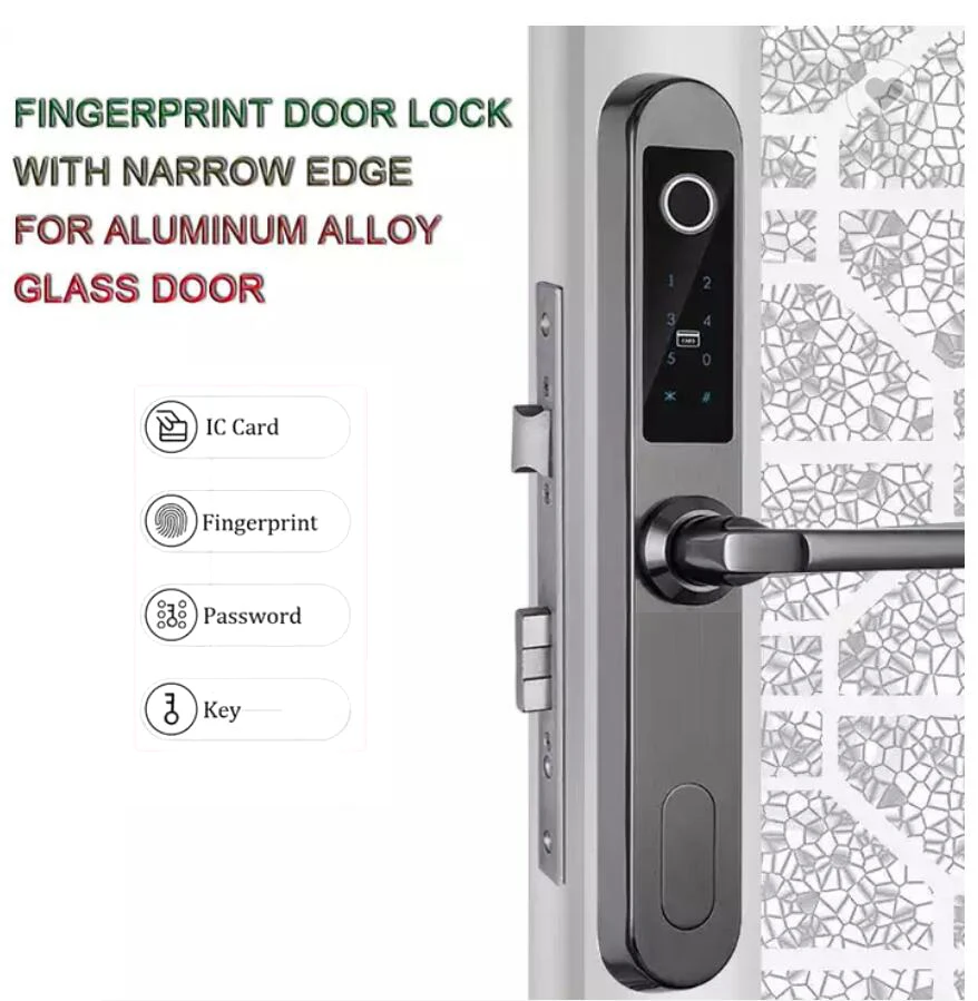 Waterproof-Biometric-Fingerprint-Aluminum-Handle-DoorLock-Electronic ...