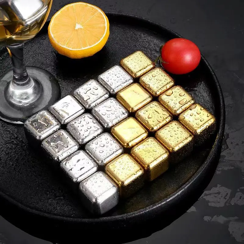 Reusable-Stainless-Steel-Ice-Cubes-Quick-frozen-Metal-Ice-Pellets-Food ...