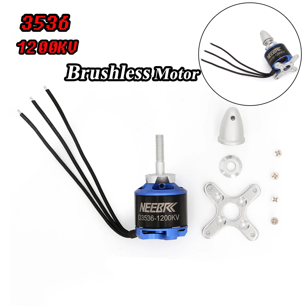 3536-1200KV-Brushless-Motor-2-4S-for-RC-FPV-Fixed-Wing-Airplane ...