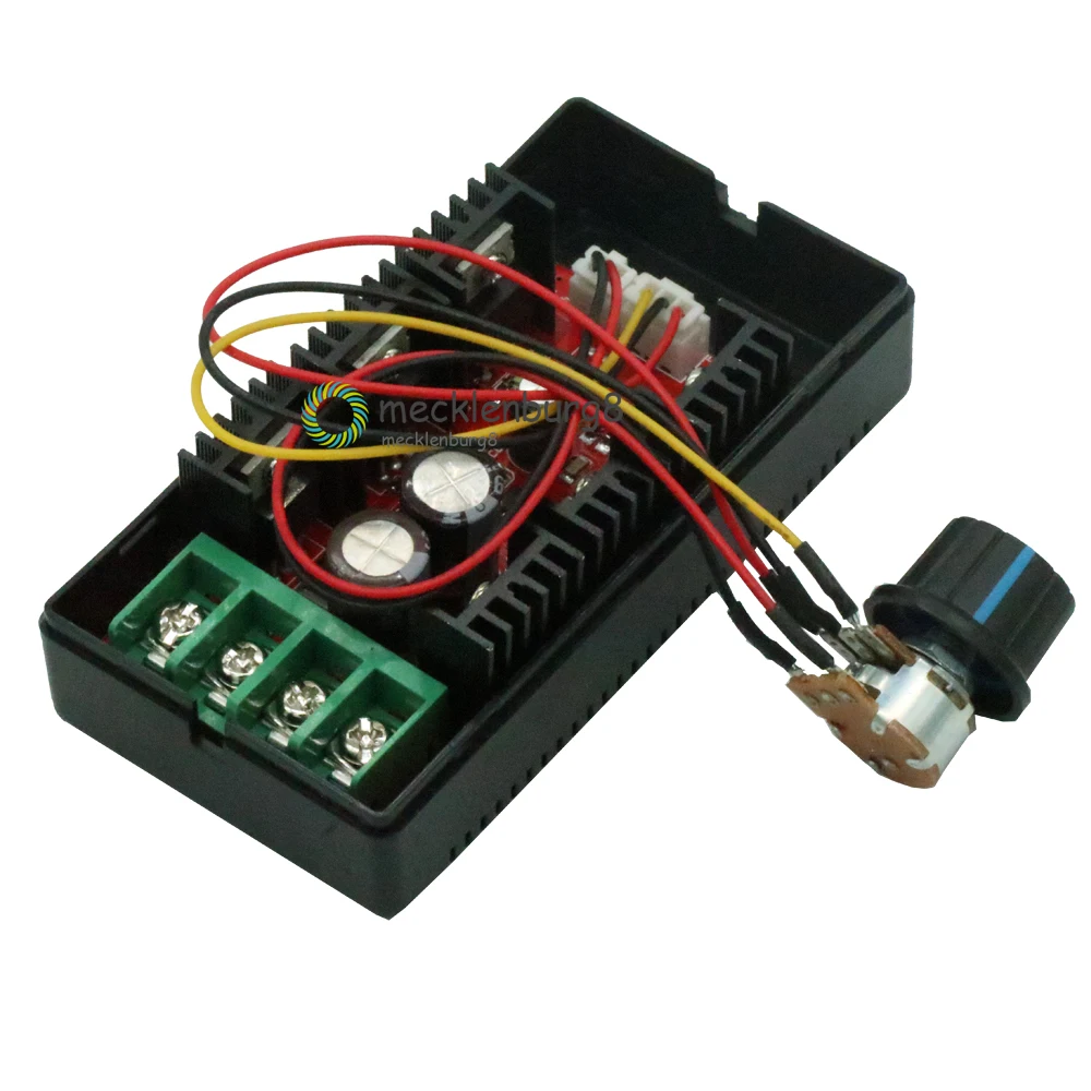 NEW 12V 24V 48V 200HZ 2000W MAX 10-50V 40A DC Motor Speed Control PWM HHO RC Controller For ...