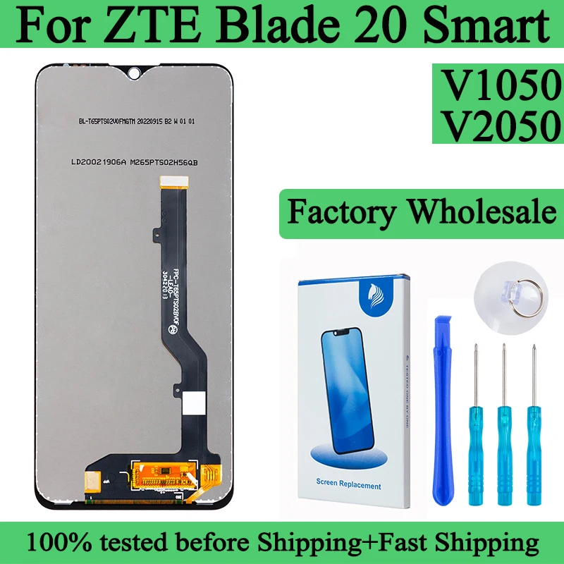 V1050-V2050-100-Tested-Premium-Lcd-For-ZTE-Blade-20-Smart-Display-Touch ...