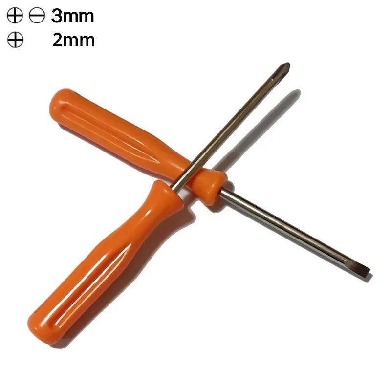 (2pcs) 2mm 3mm Cross Flat Screwdriver Phillips Slotted Screwdriver ...
