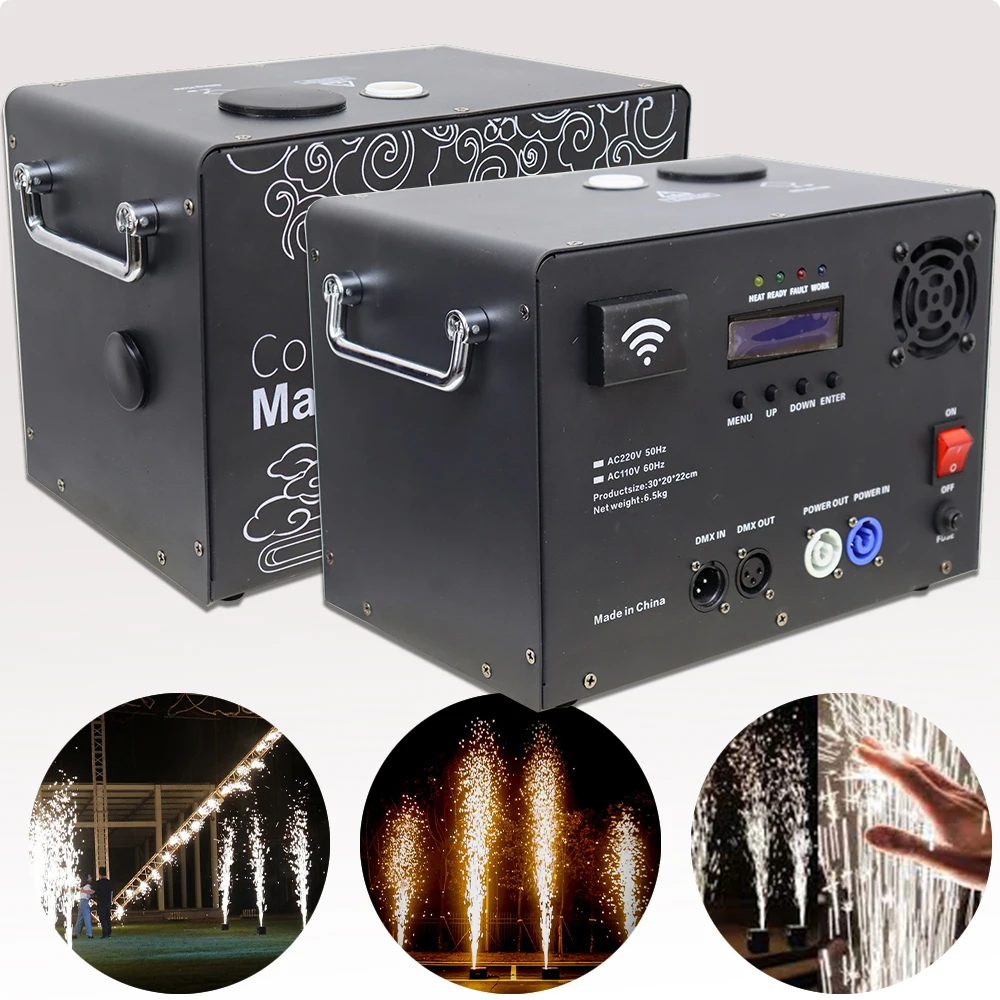 New-650w-Cold-Spark-Machine-With-DMX-Remote-Cold-Fireworks-Fountain ...